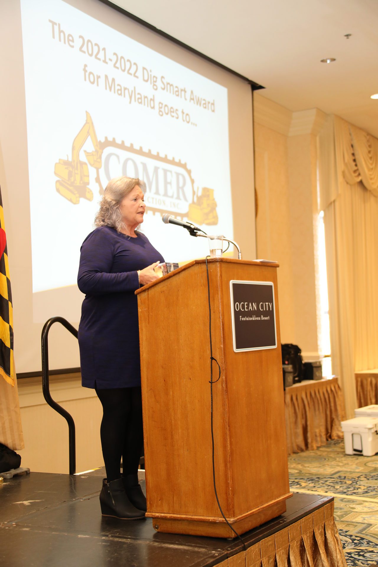 Comer Construction Wins 2022 Miss Utility Dig Smart Award